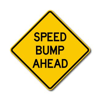 IS-38 Speed Bump Sign | Property Signs - Interwest Safety